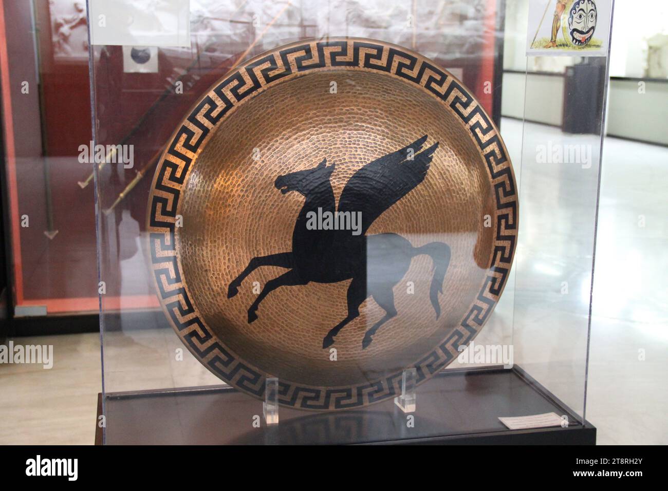 Hellenic War Museum Hoplite Bronze Shield (Copy), Athens War Museum ...