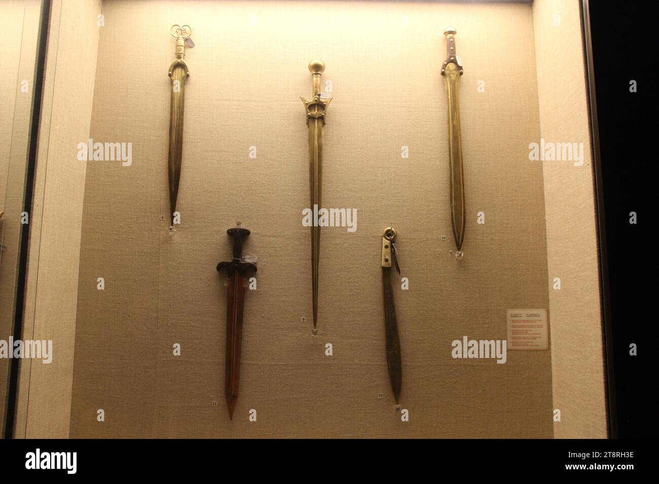 Hellenic War Museum Bronze Swords (Copies), Athens War Museum, Athens ...