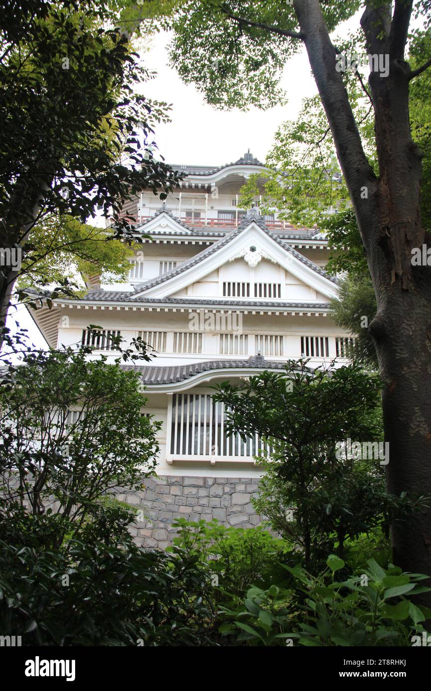 Chiba Castle, Chiba City Folk Museum built in ancient style of Chiba ...