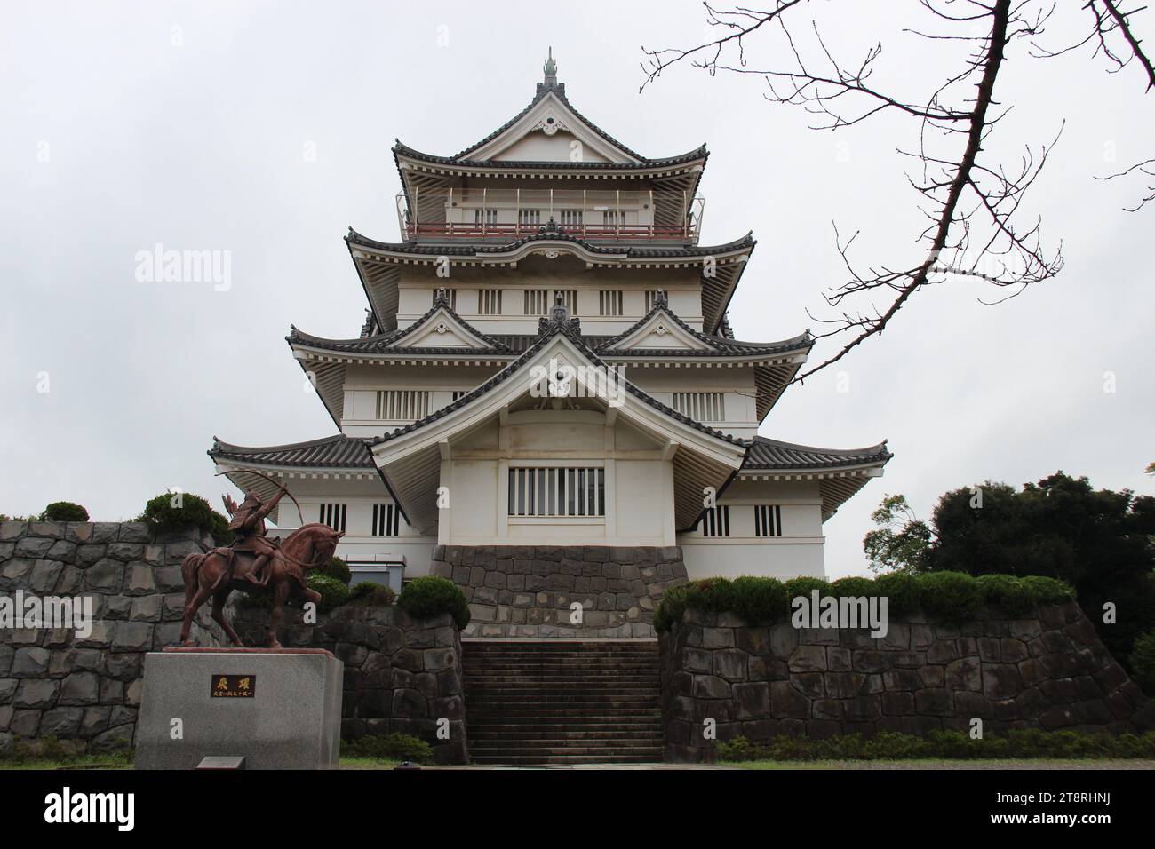 Chiba Castle & Samurai Warrior, Chiba City Folk Museum built in ancient ...