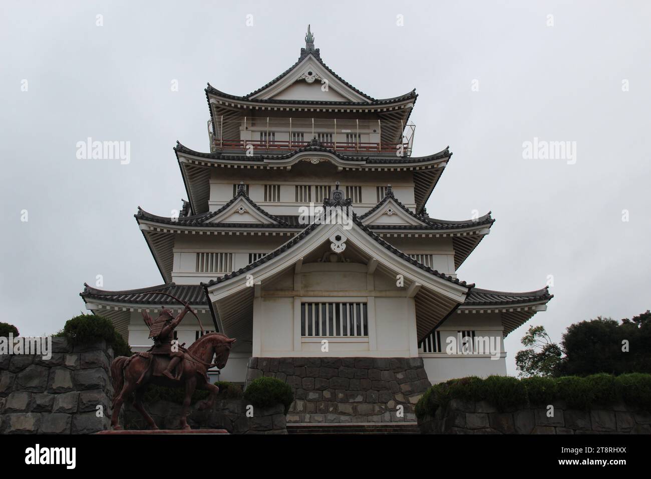 Chiba Castle & Samurai Warrior, Chiba City Folk Museum built in ancient ...