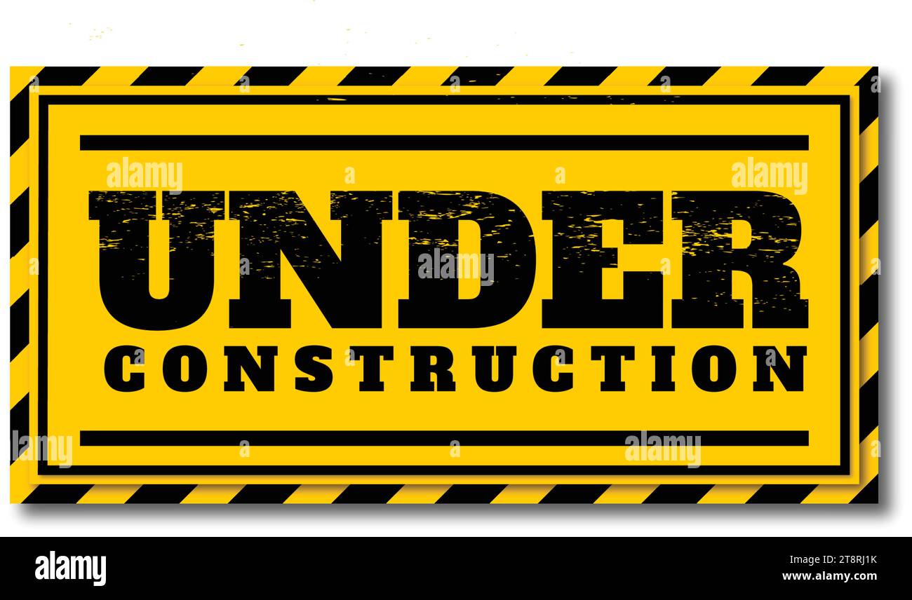 Danger construction site Cut Out Stock Images & Pictures - Alamy