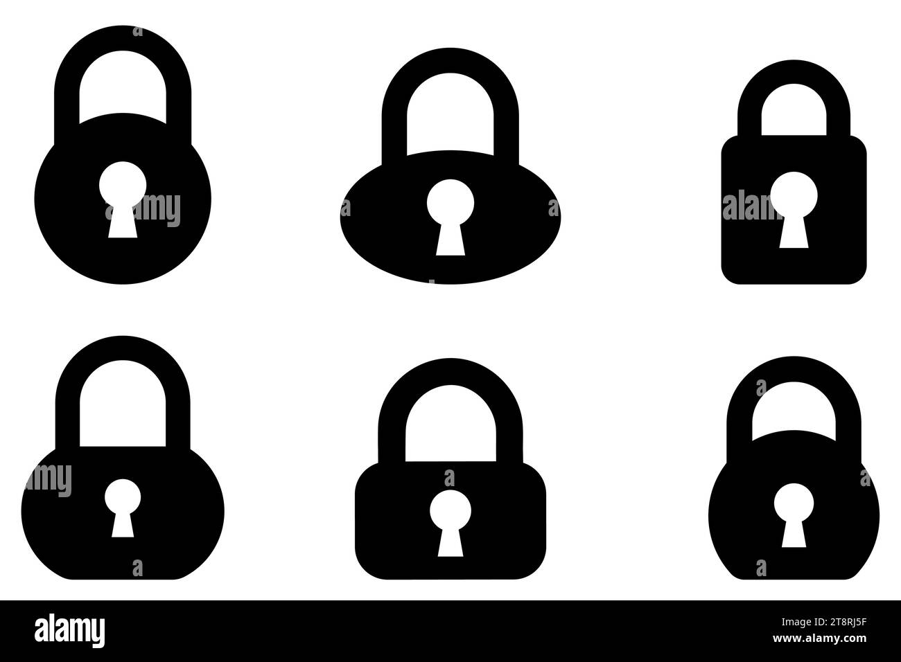Lock icons set. Padlock icon. Safety symbol. Private security icon ...