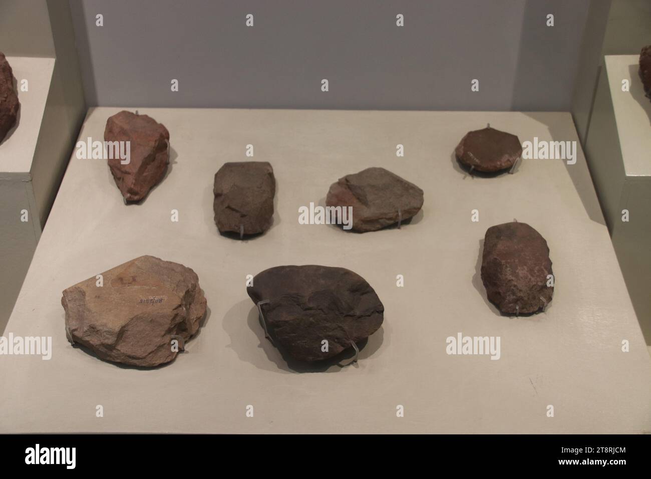 Mesolithic Stone Tools, National Museum of Thailand, Bangkok Stock ...