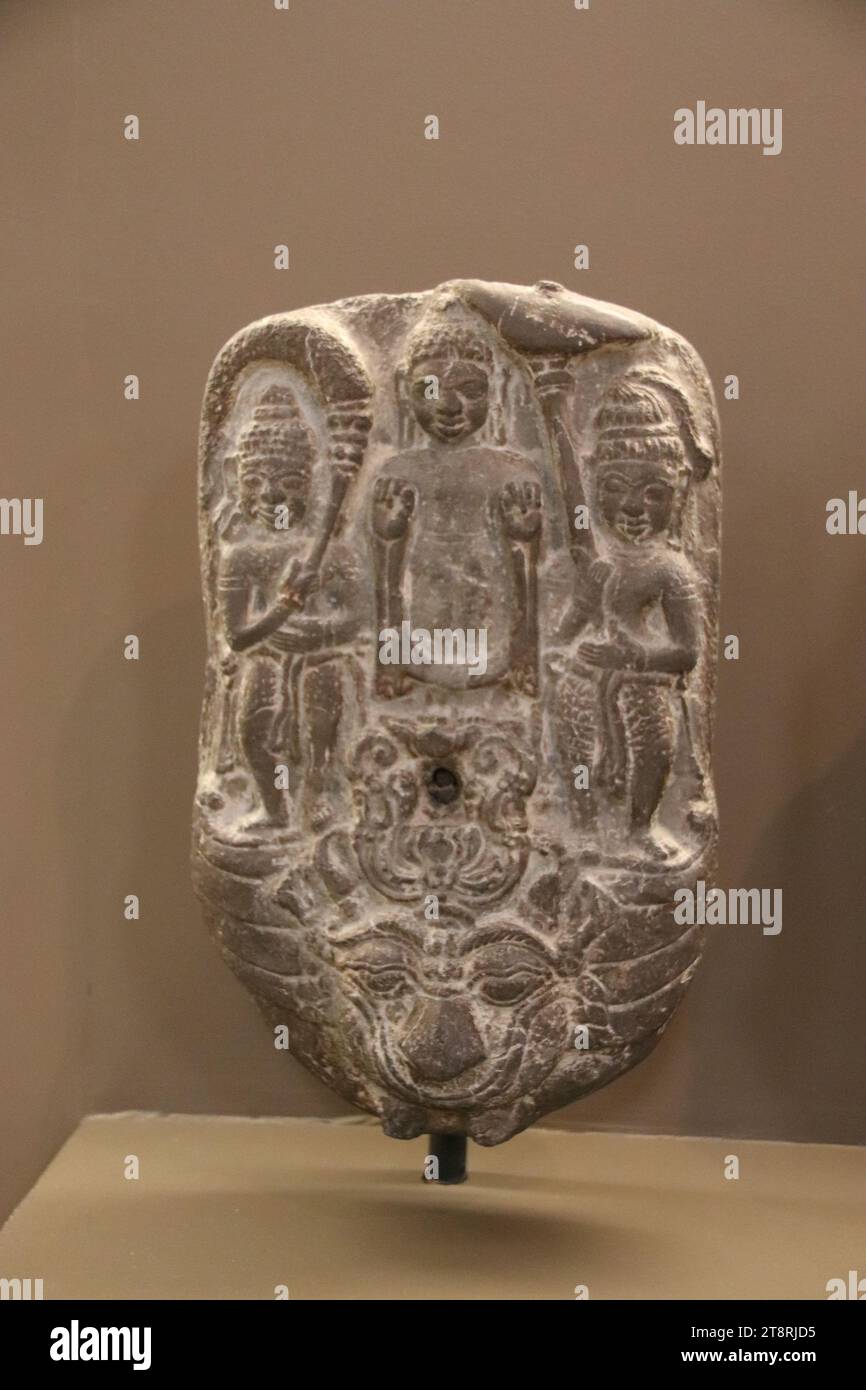 Dvaravati Buddhist Art, National Museum of Thailand, Bangkok Stock ...