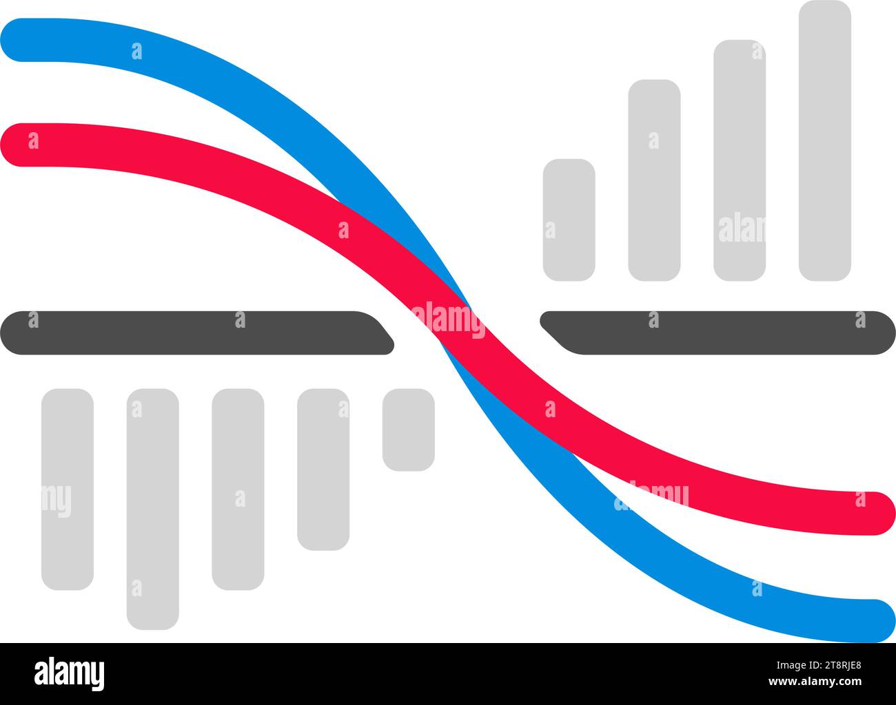 MACD (Moving Average Convergence Divergence) vector icon illustration ... MACD (Moving Average Convergence Divergence) vector icon illustration ...