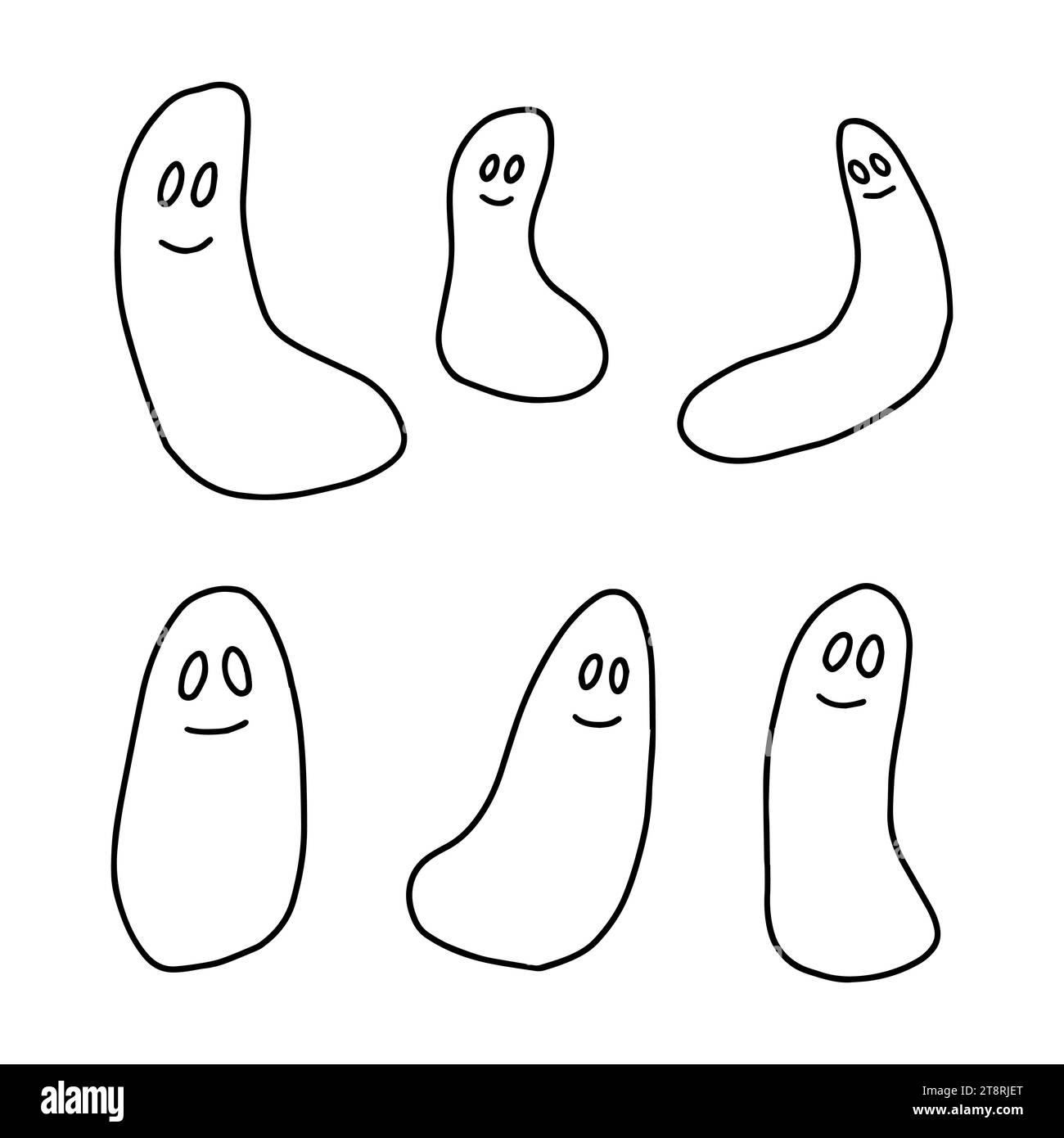 Hand spooky white ghost Black and White Stock Photos & Images - Alamy