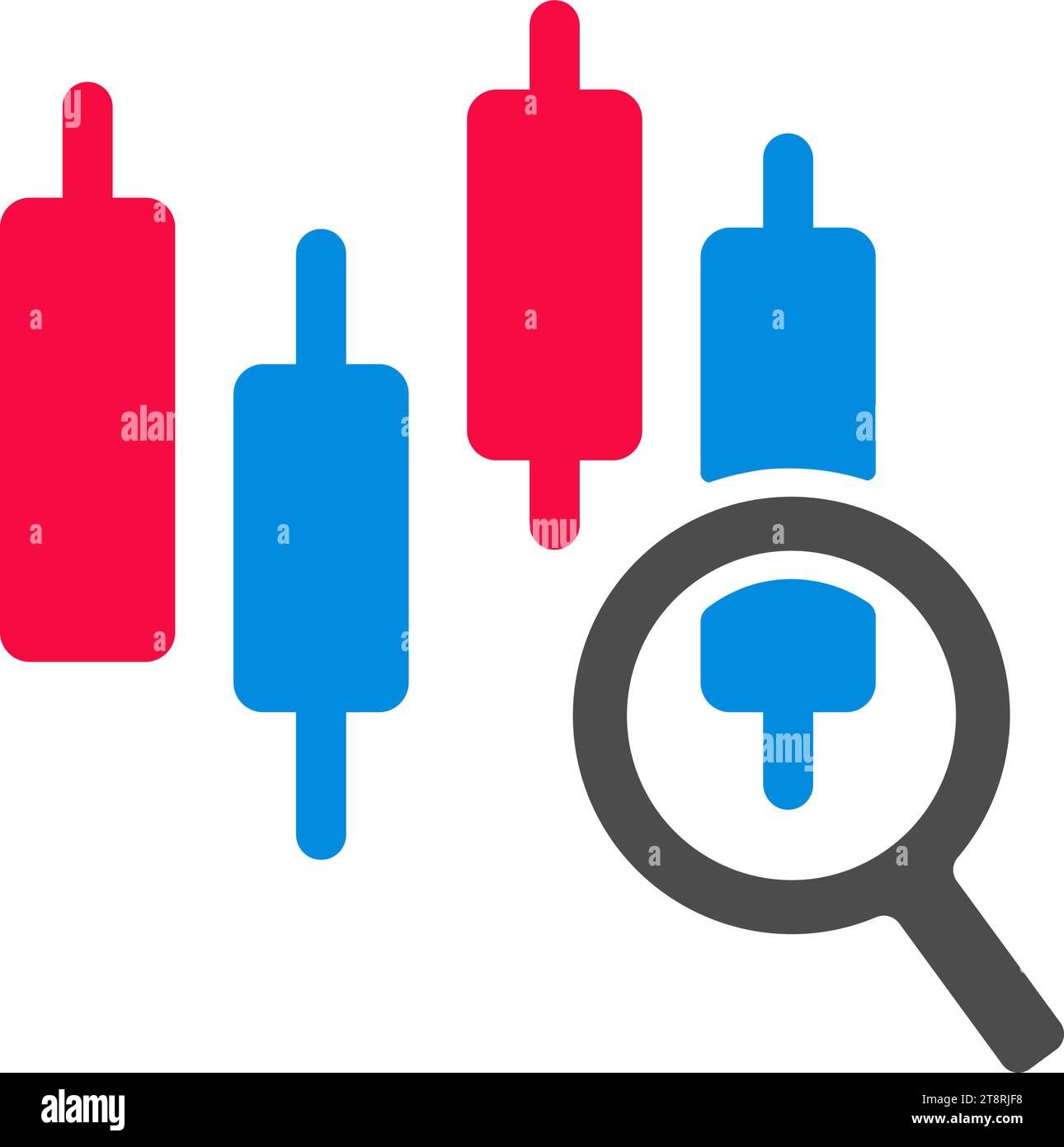 Chart analysis ( technical analysis) vector icon illustration Stock ...