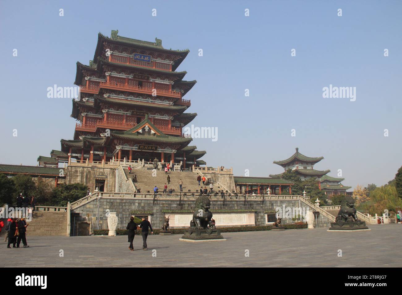 Tengwangge (Prince of Teng Pavilion), Nanchang, Jiangxi, China Stock ...