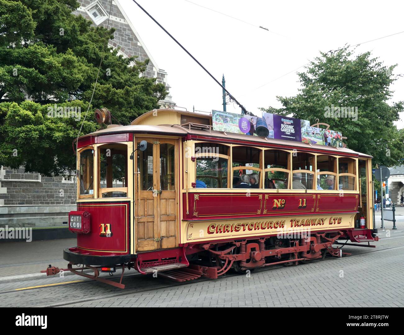 Tram 11 'The Boxcar' Christchurch, New Zealand, Tram 11: 'The Boxcar ...
