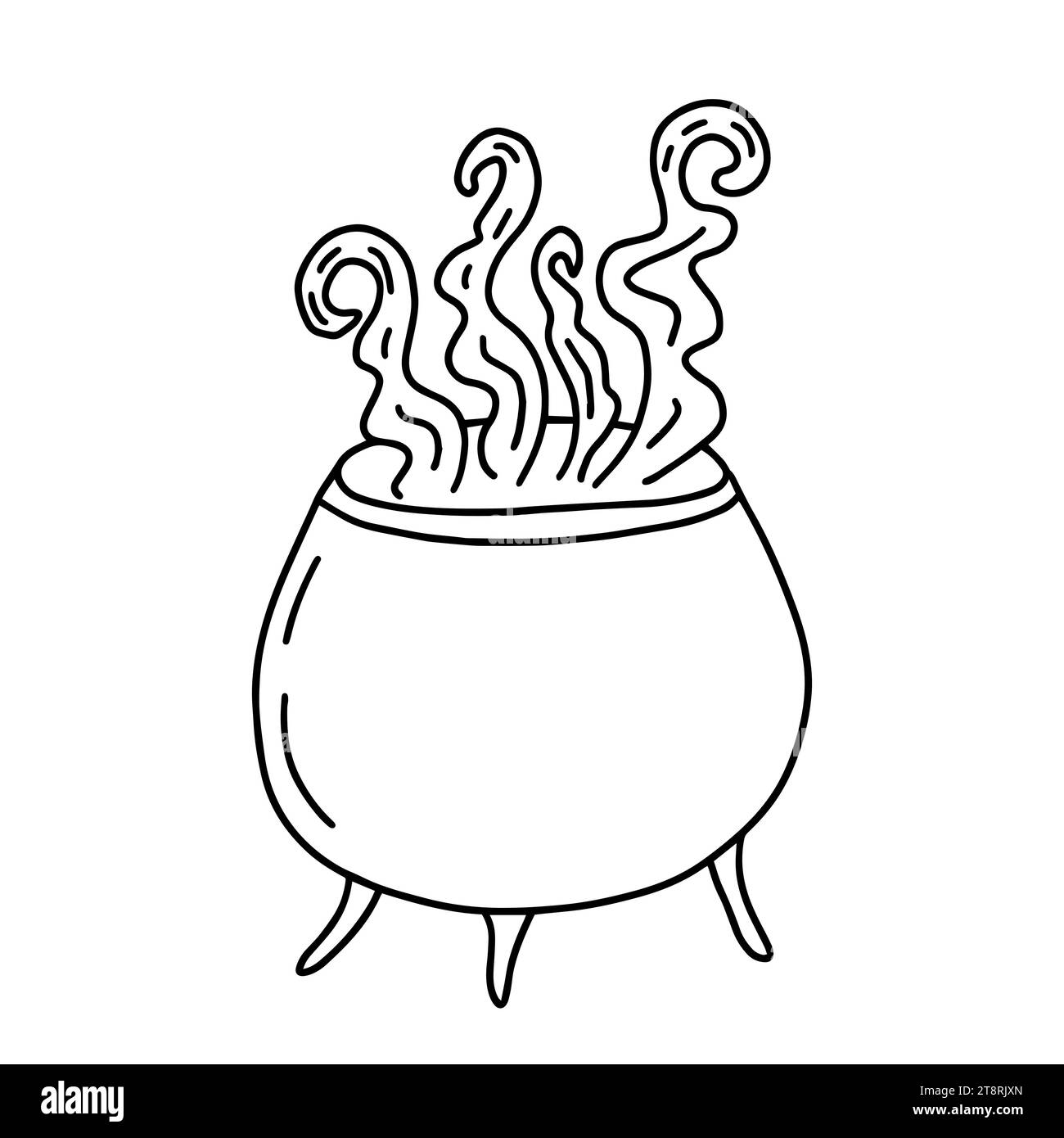 Potion in the cauldron Cut Out Stock Images & Pictures - Alamy