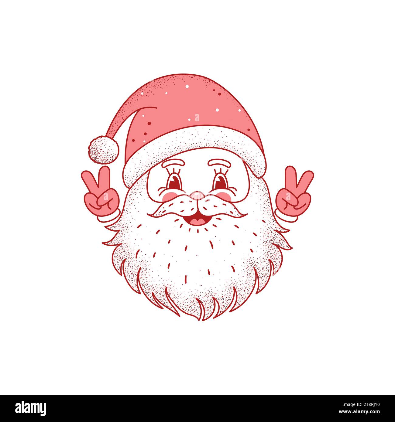 Happy Santa Claus Stock Vector Image & Art - Alamy