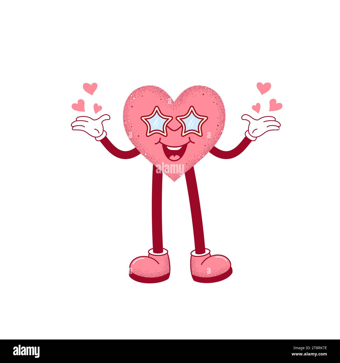 Cute cartoon heart Stock Vector Image & Art - Alamy