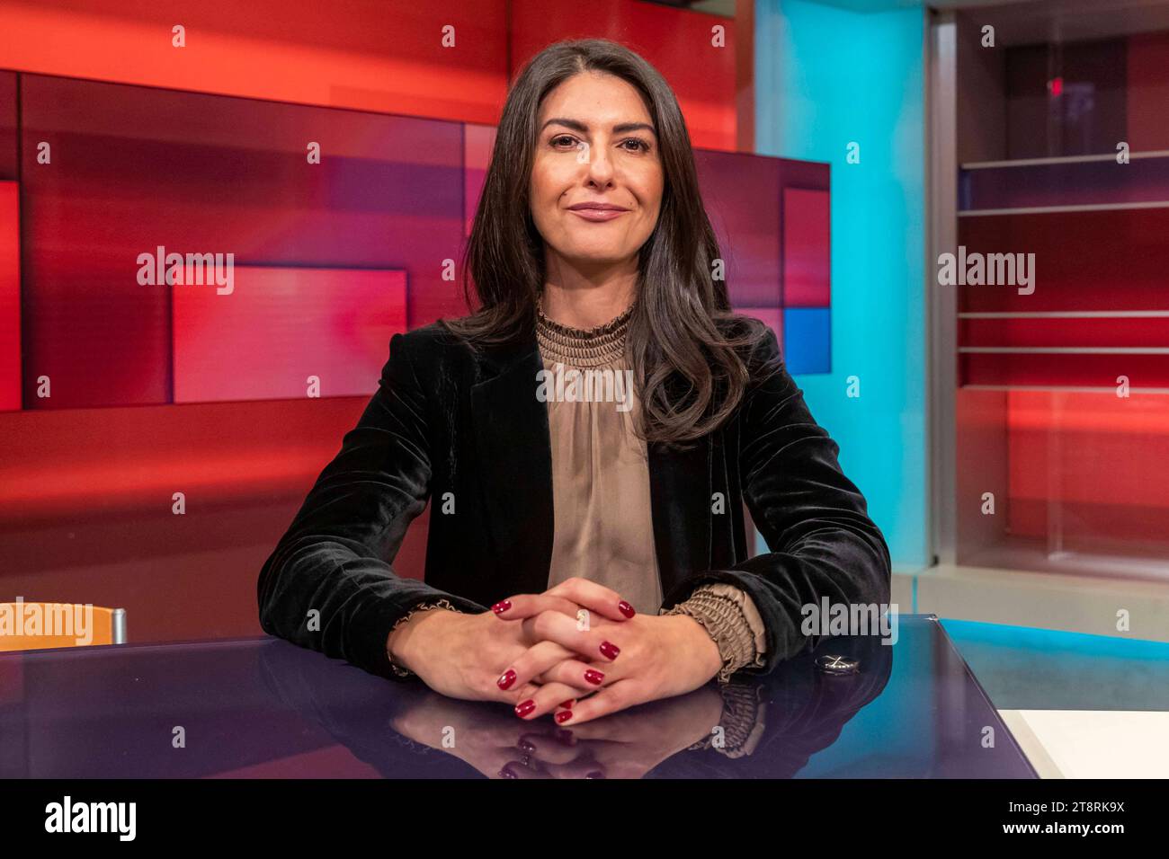 Serap GUELER, Güler CDU, Bundestagsabgeordnete, in der Talkshow Hart ...