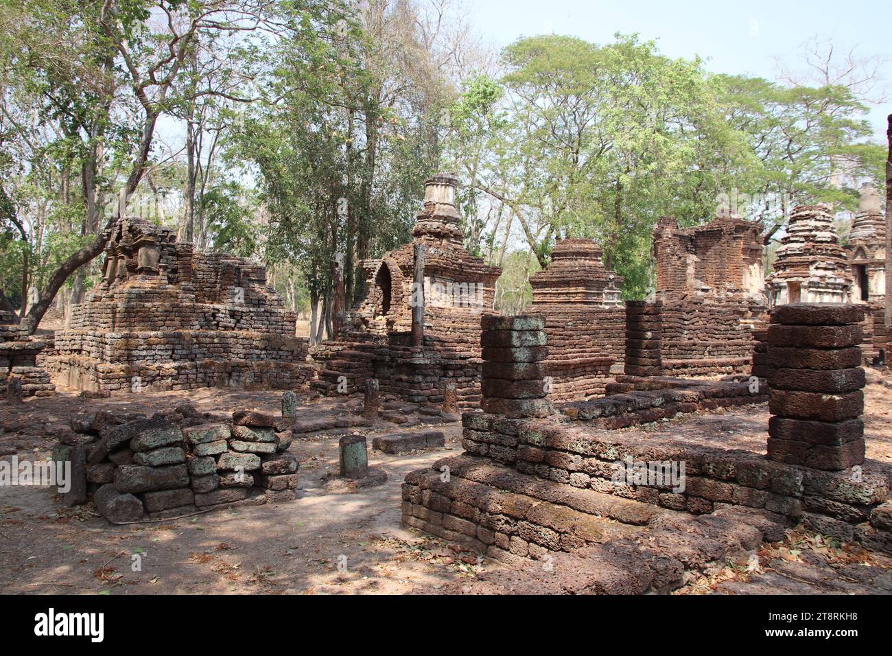 13th Century Thai City of Si Satchanalai- Wat Chedi Chet Thaeo, Second ...