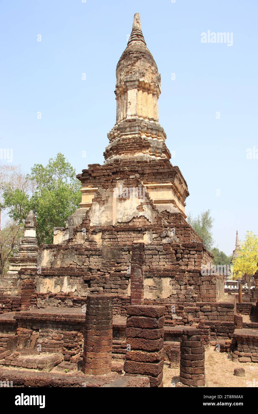13th Century Thai City of Si Satchanalai- Wat Chedi Chet Thaeo, Second ...