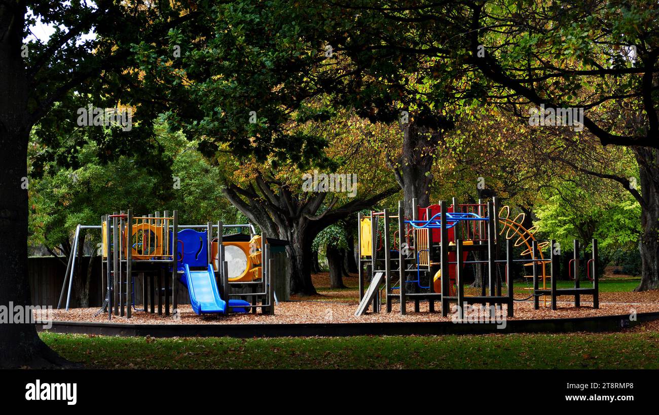The empty playground, A playground, playpark, or play area is a place ...