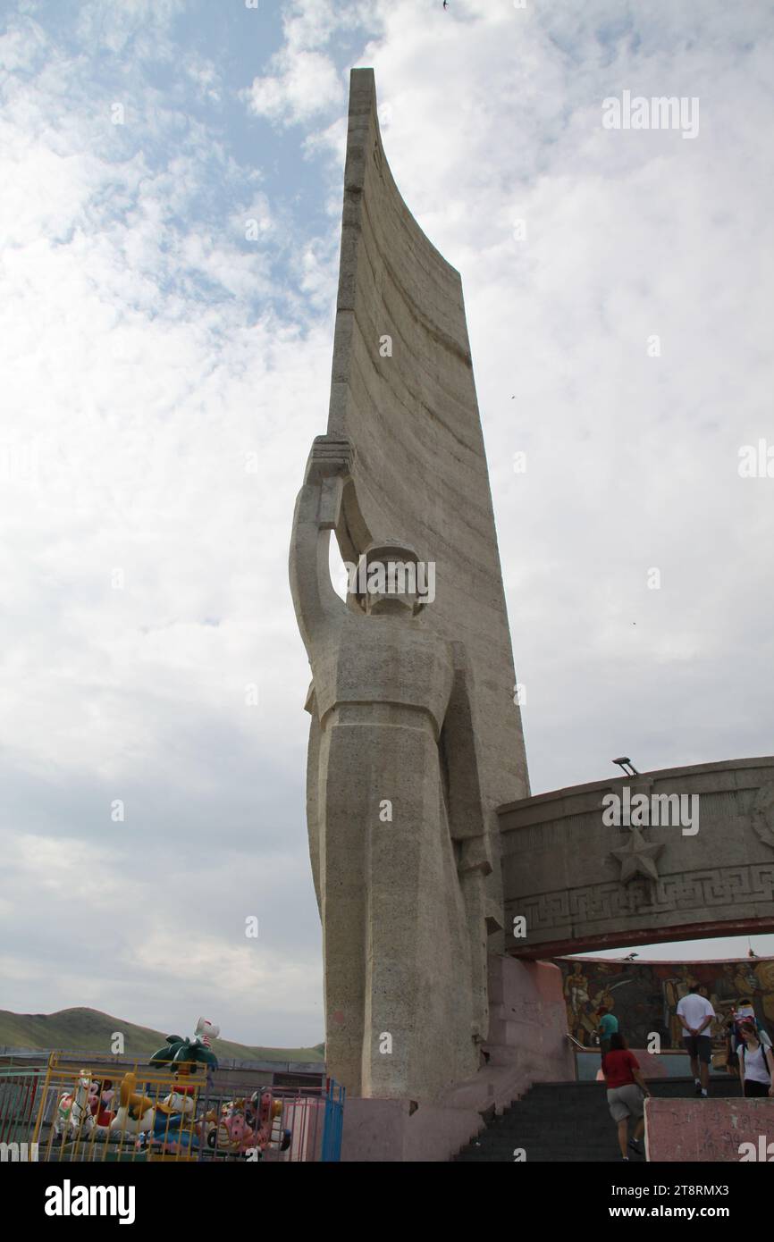 Zaisan Russian World War II Memorial, Ulaanbaatar, Mongolia Stock Photo ...