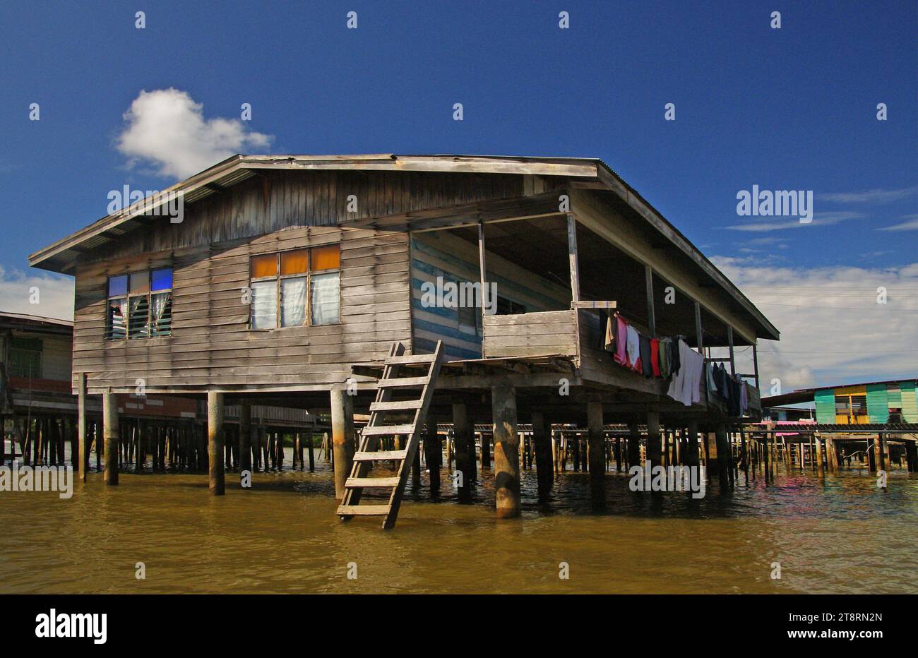 Water village Brunei, Home to around 30,000 people, Kampong Ayer ...