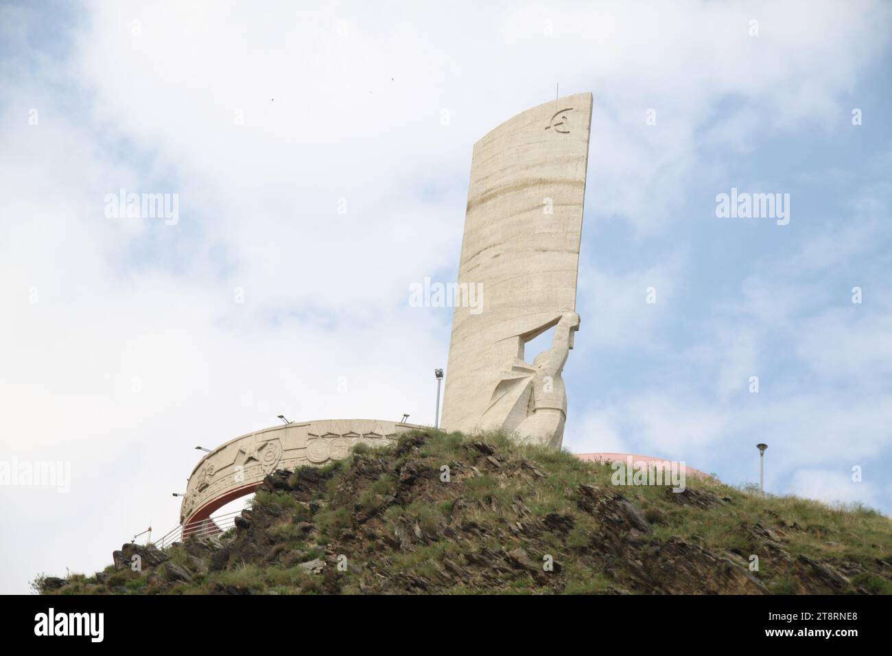 Zaisan Russian World War II Memorial, Ulaanbaatar, Mongolia Stock Photo ...