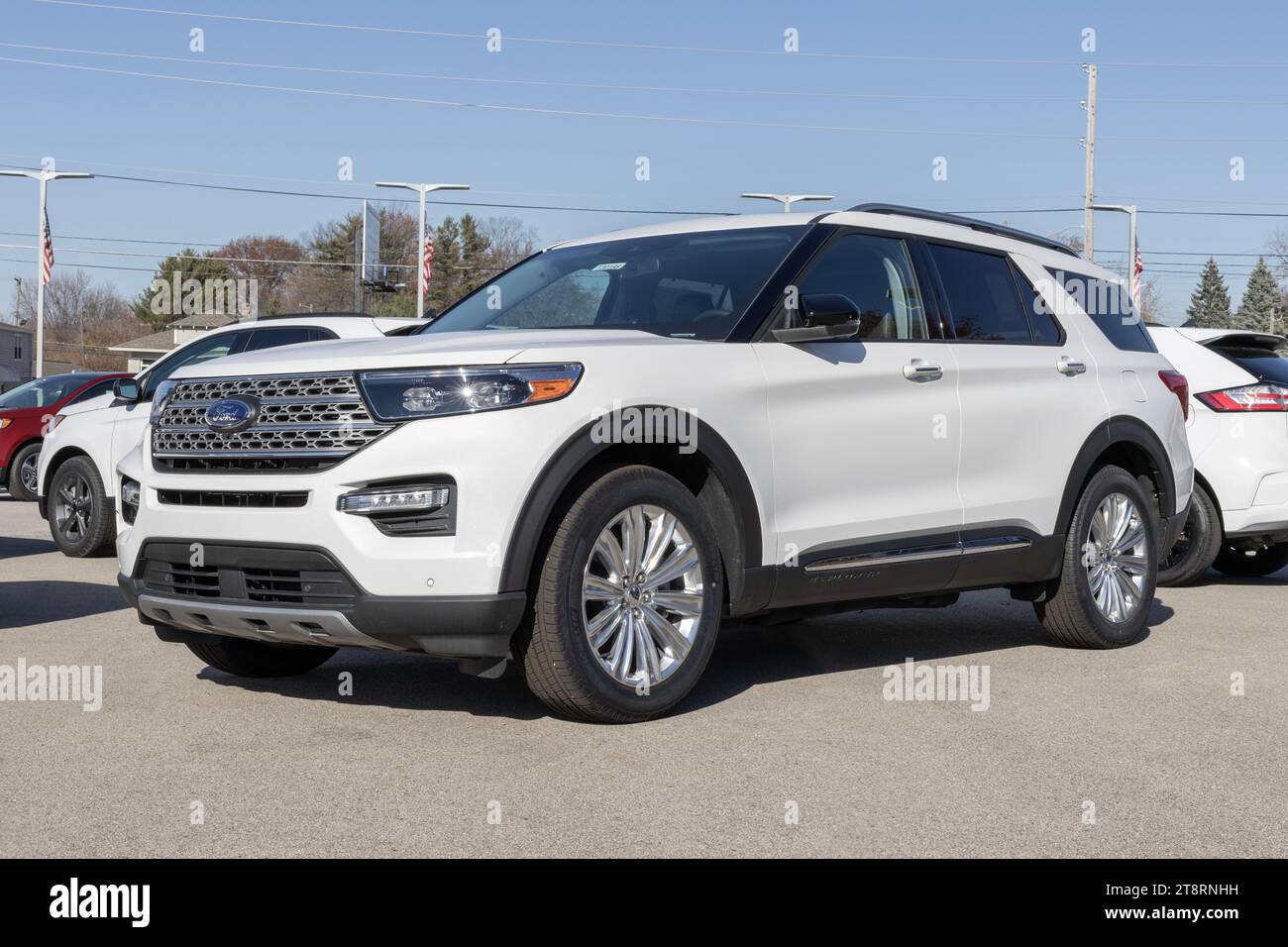 Indianapolis - November 19, 2023: Ford Explorer display at a dealership ...