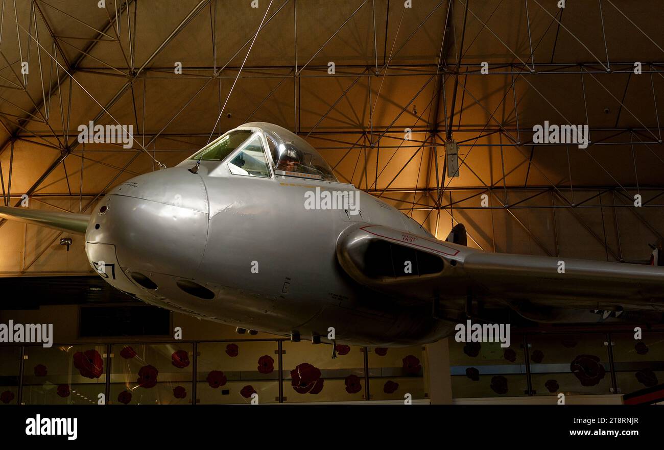 De Havilland DH100 Vampire, Air Force Museum of New Zealand Stock Photo ...