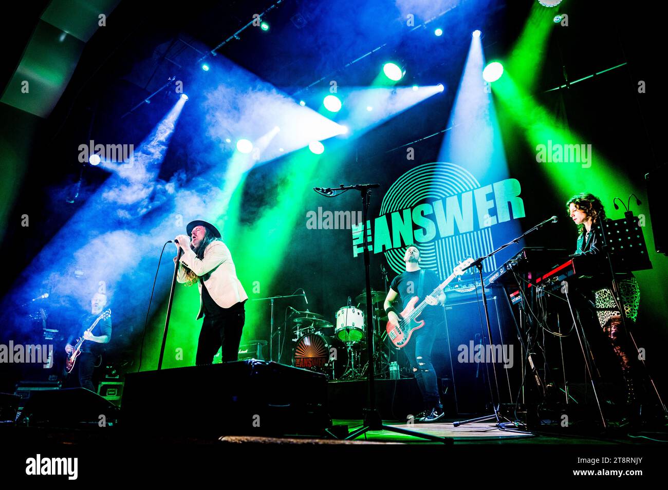 The Answer live in London Stock Photo - Alamy