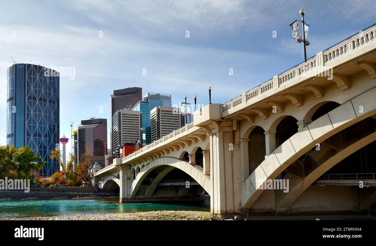Centre Street Bridge,Calgary, The Centre Street Bridge, built 1915-1916 ...