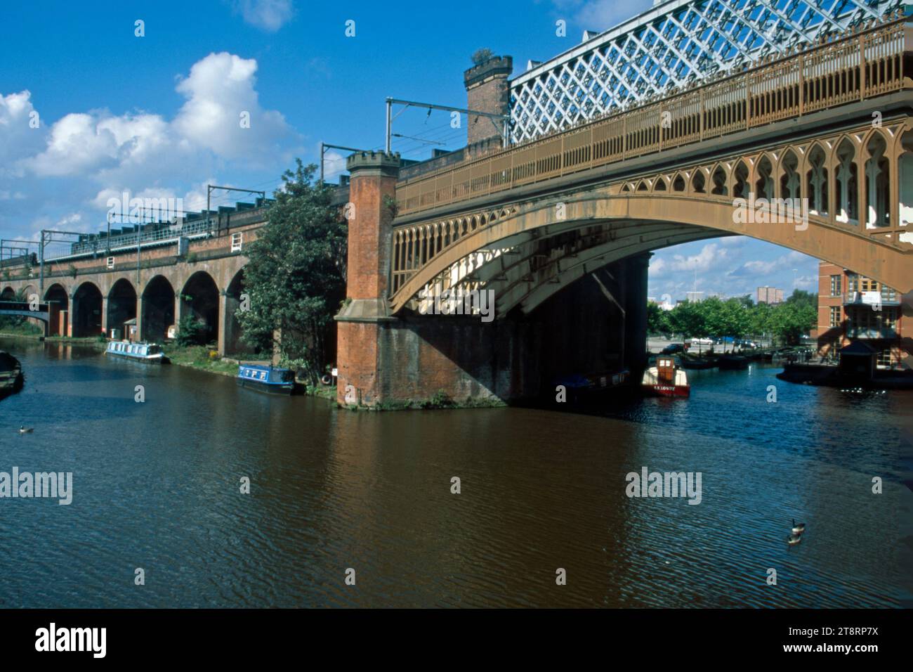 Castlefield Canal Basin Manchester England Stock Photo - Alamy