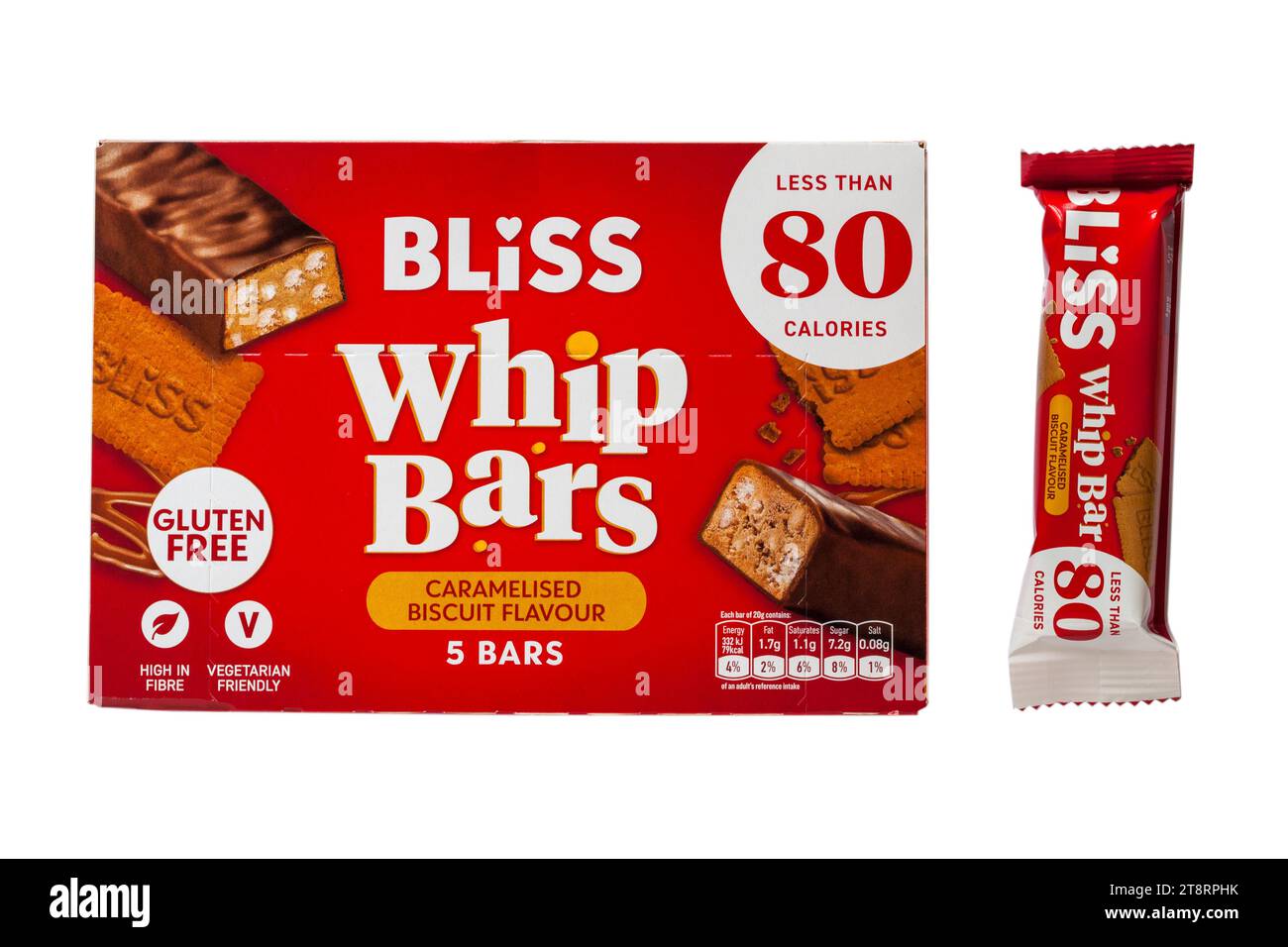 Bliss caramelised biscuit whip bars hi-res stock photography and images - Alamy