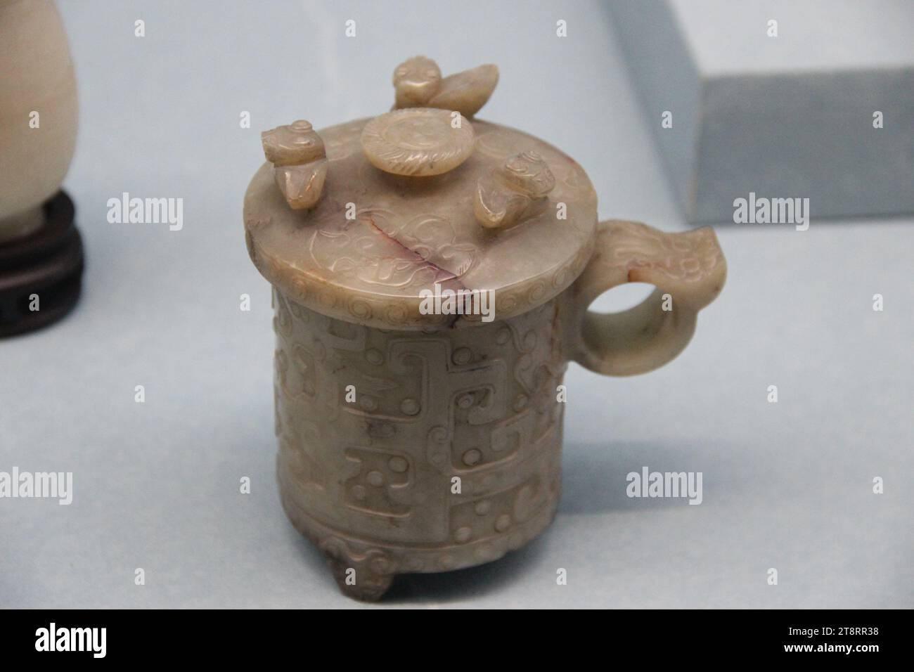 Ming Jade Zhe, Jade gallery, Palace Museum, Taipei, Taiwan Stock Photo ...