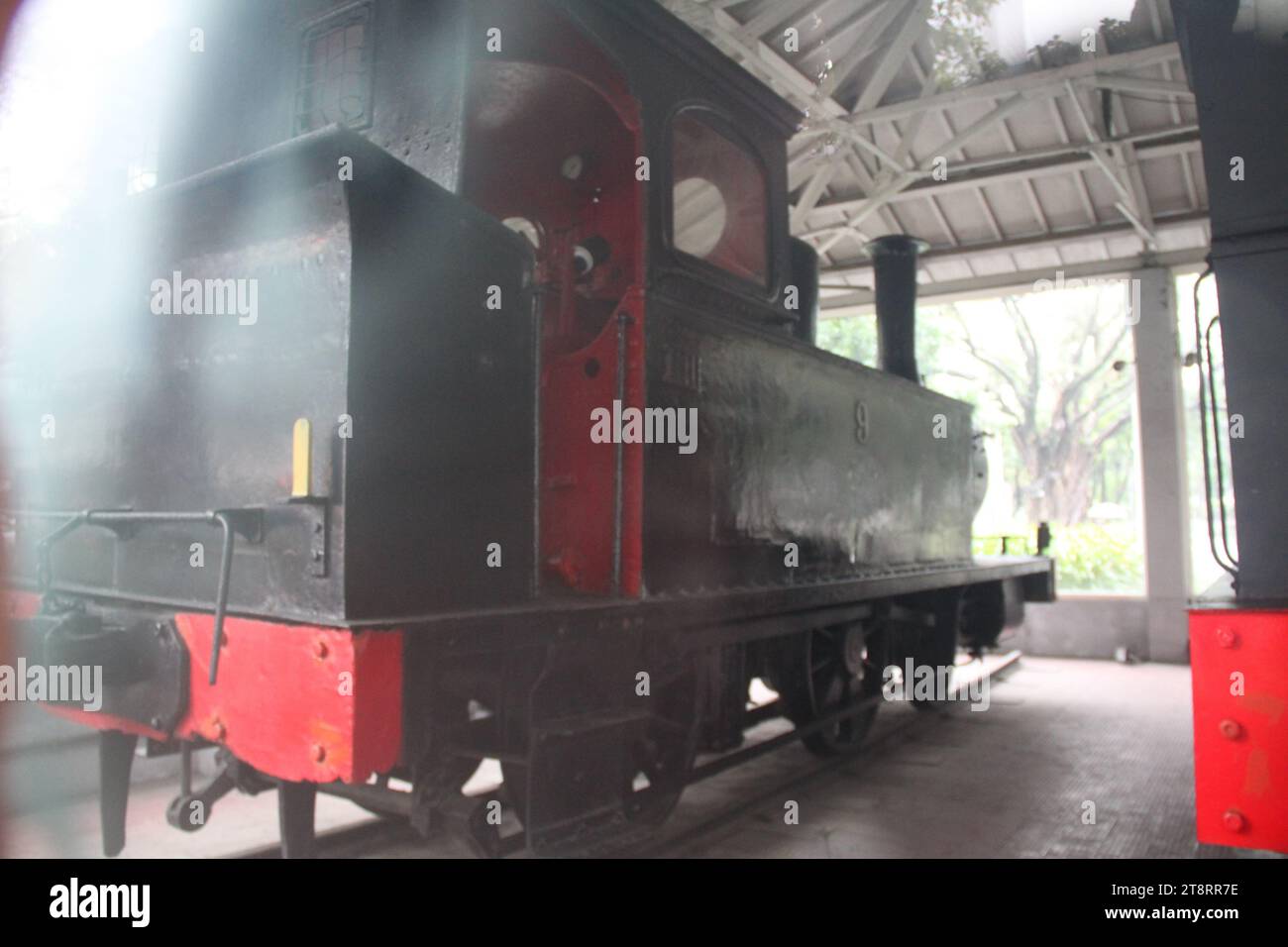 Avonside Steam Locomotive No. 9 of Taiwan Railway, 1871, Peace Park ...