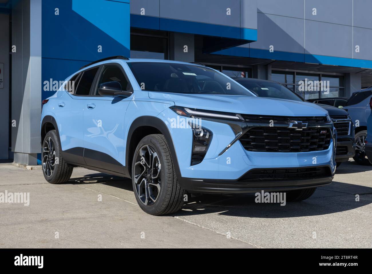 Indianapolis - November 19, 2023: Chevrolet Trax display at a ...