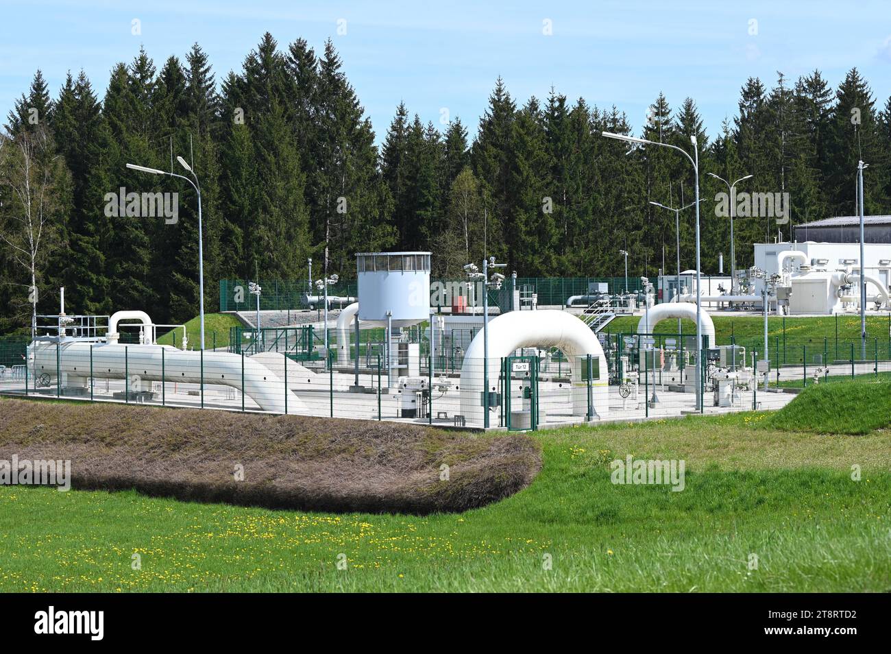 Compressor station of the West Austria gas pipeline of Gas Connect ...