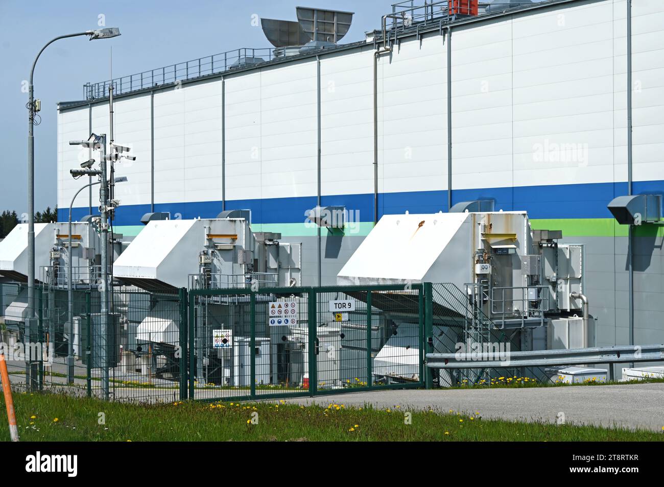 Compressor station of the West Austria gas pipeline of Gas Connect ...