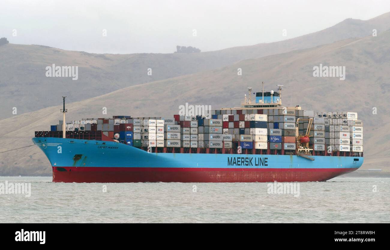 LAUST MAERSK. Container ship Stock Photo - Alamy