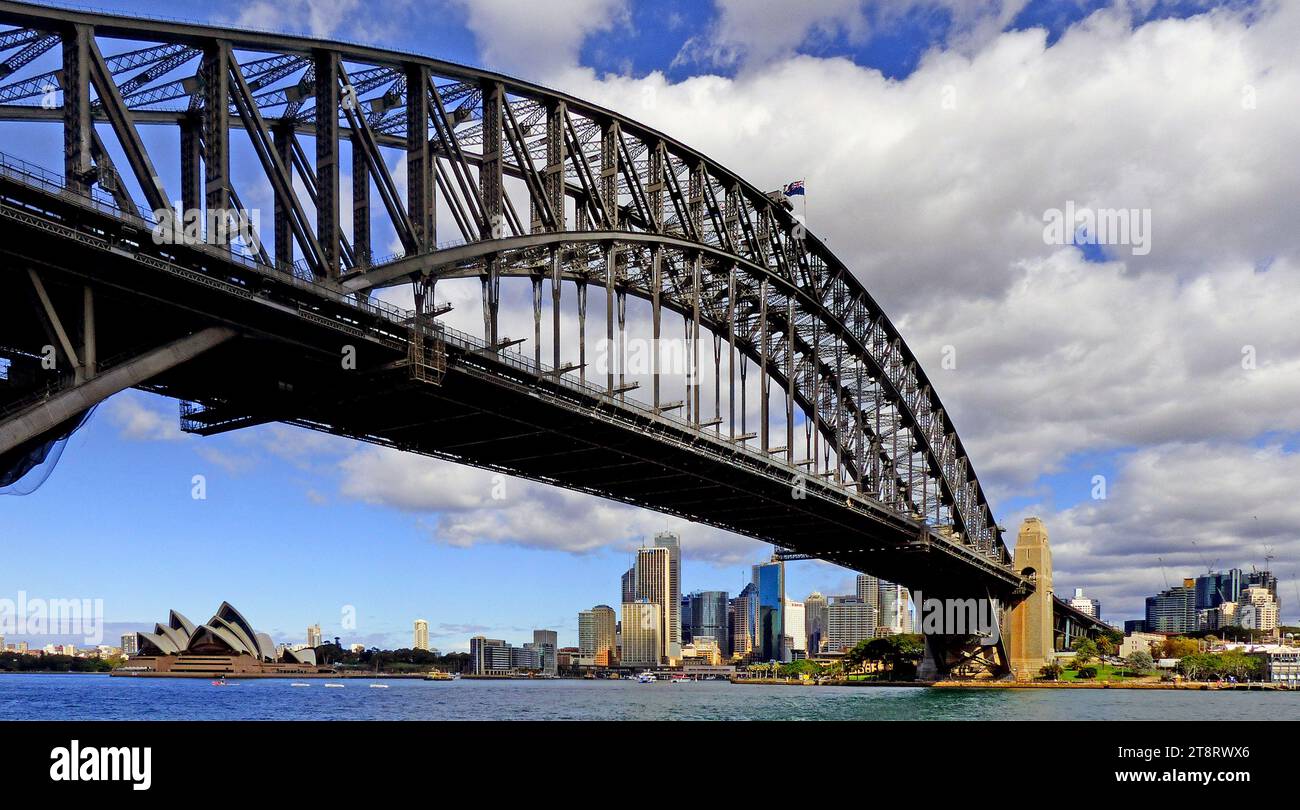 The Sydney Harbour Bridge, The Sydney Harbour Bridge is a steel through ...