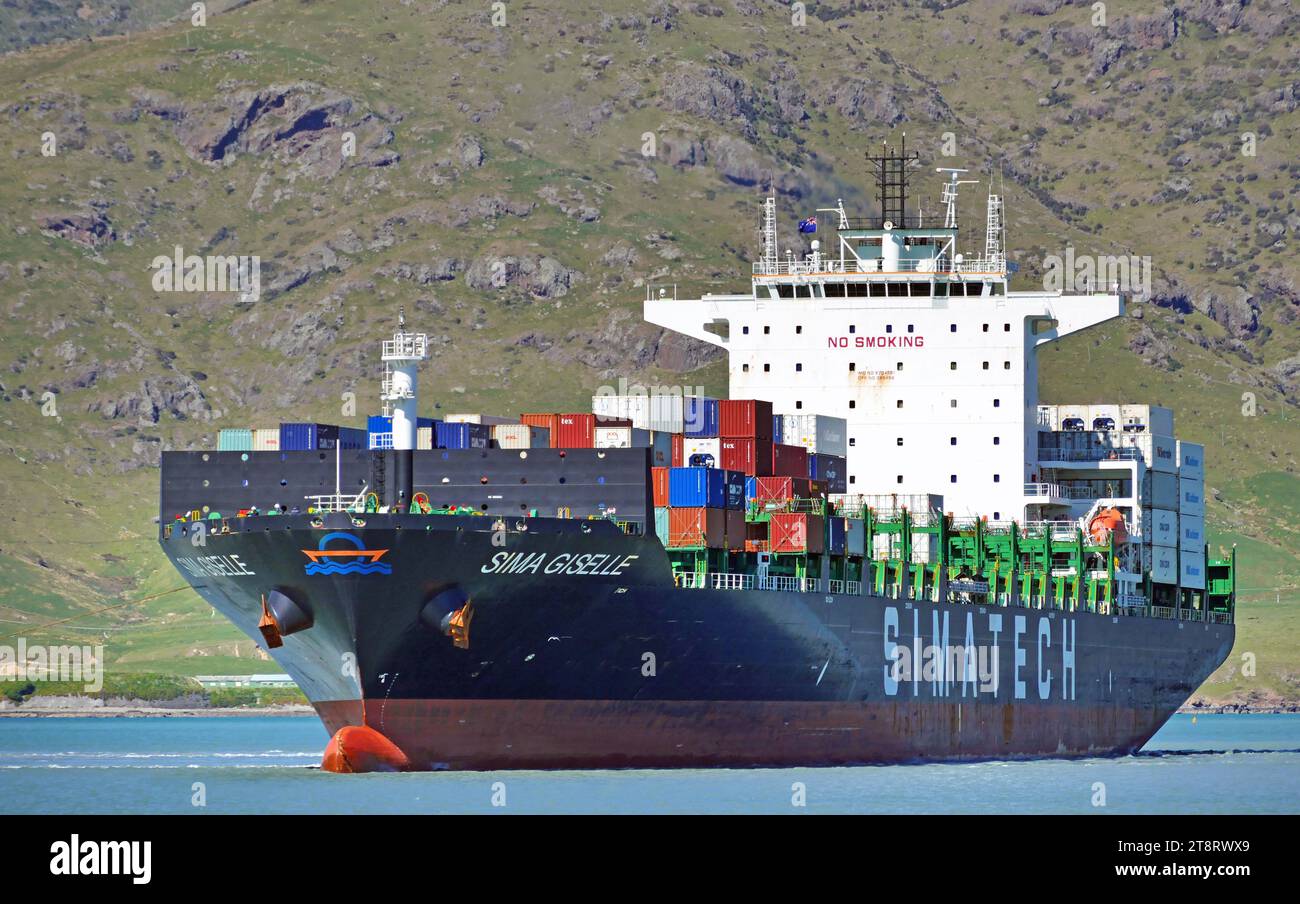 SIMA GISELLE - CONTAINER SHIP Stock Photo - Alamy