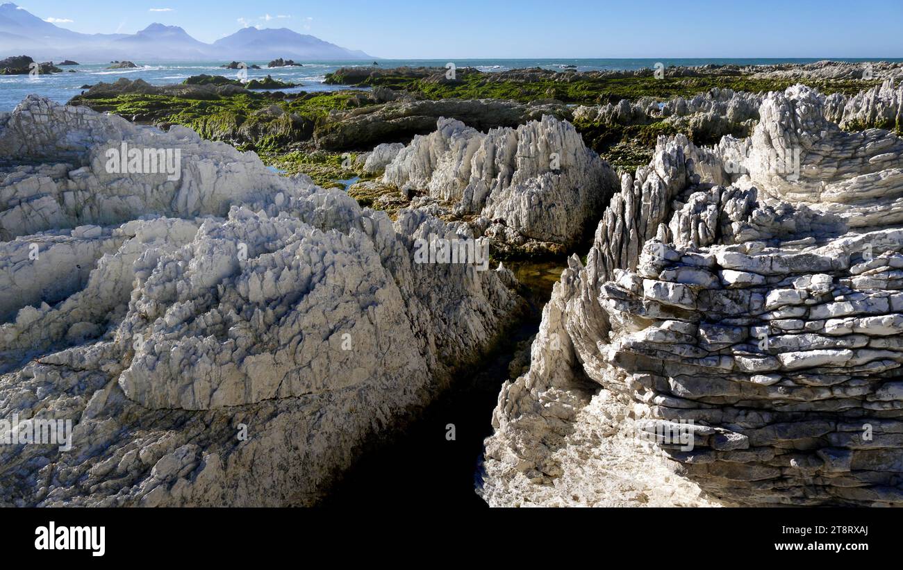 Oligocene tilted folded vertical limestone rocks hi-res stock ...