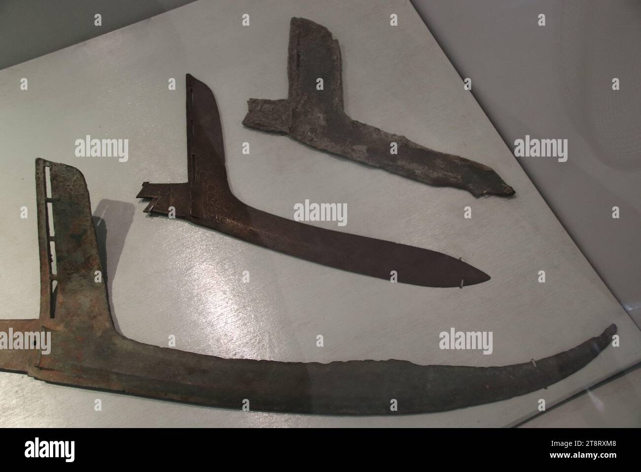 Iron Ge-Type Dagger-Axes, National Museum of Thailand, Bangkok Stock ...
