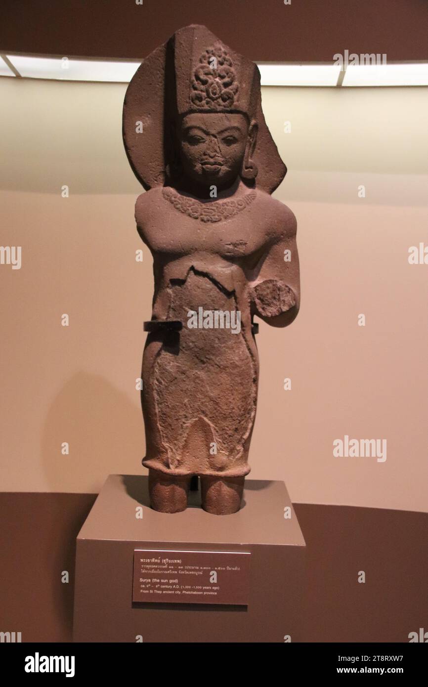 Hindu Sculpture: Surya, the Sun God, c. 6th-8th Cent, National Museum ...