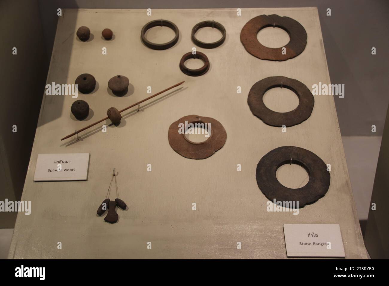 Neolithic Spindle Whorls & Stone Discs or Bangles, National Museum of ...