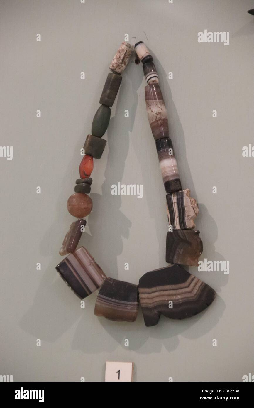 Metal Age Necklace, National Museum of Thailand, Bangkok Stock Photo ...