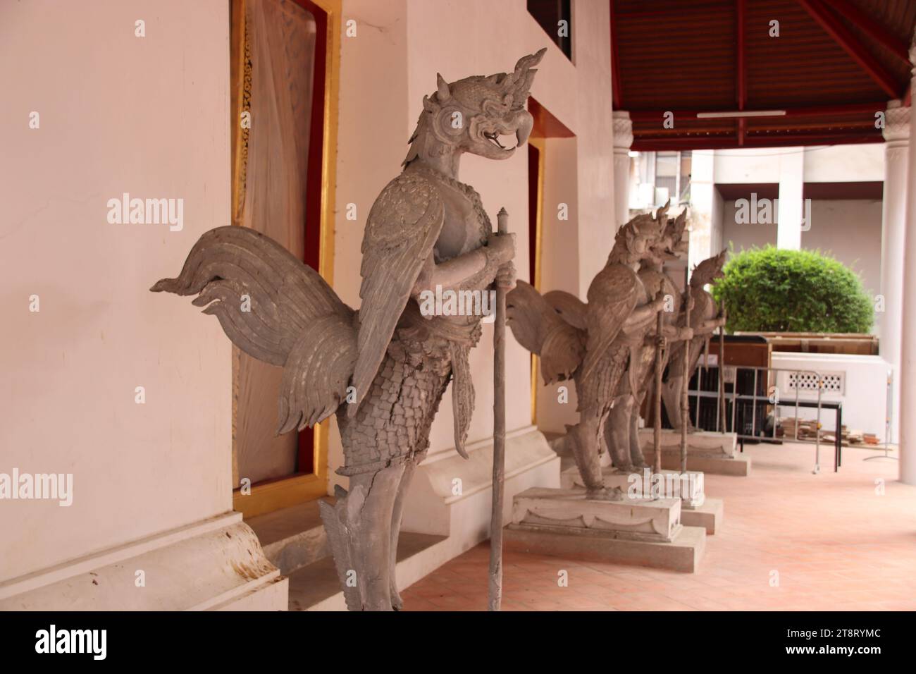 Thai Mythical Bird-Men, National Museum of Thailand, Bangkok Stock ...