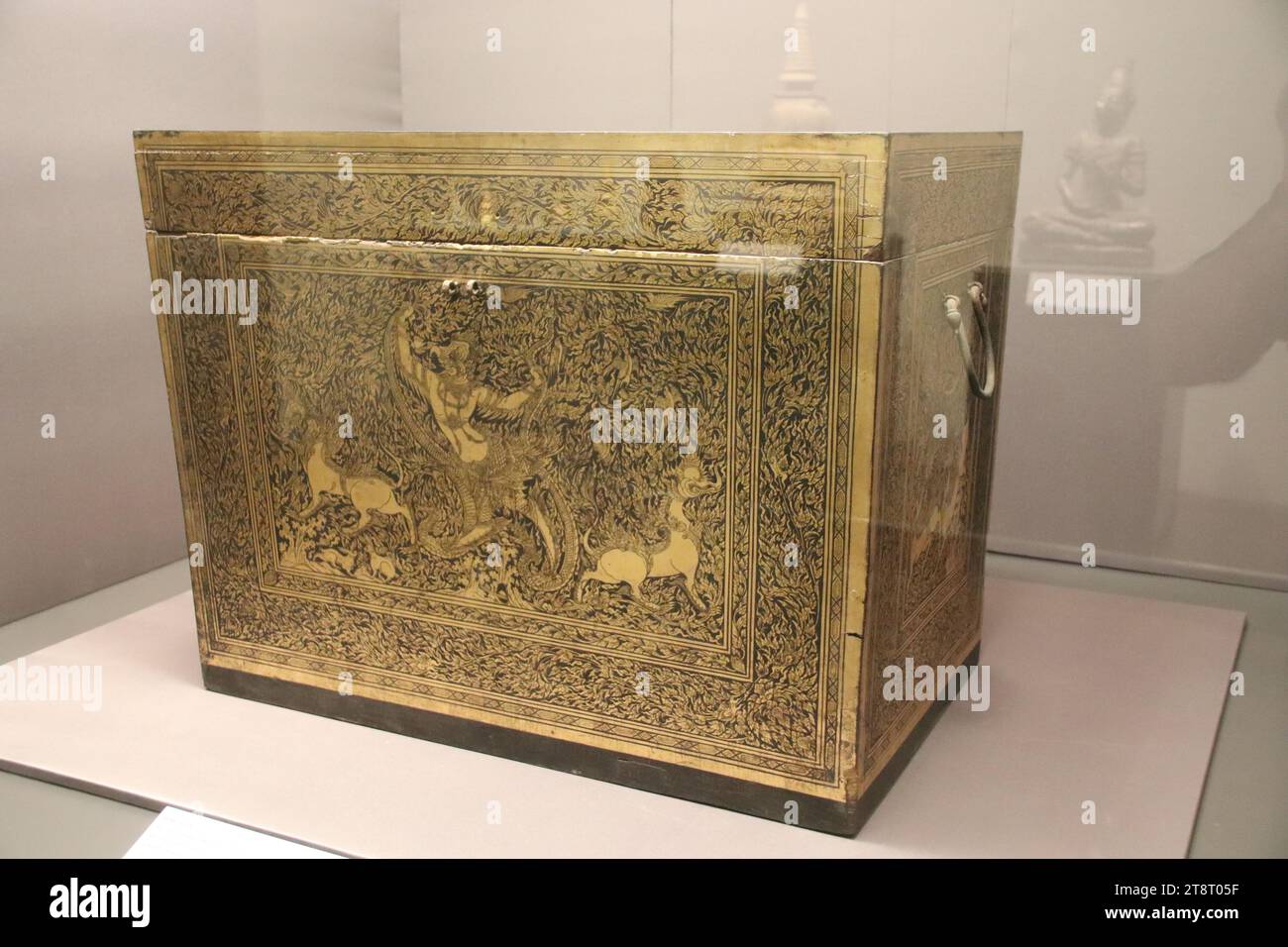 Manuscript Box, 18th Cent, Wood with Laquer & Gilt, Gallery of Thai ...
