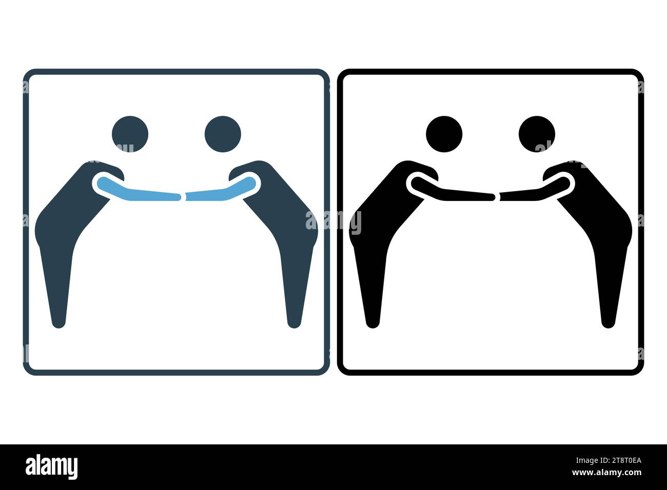 Respect icon Stock Vector Images - Alamy