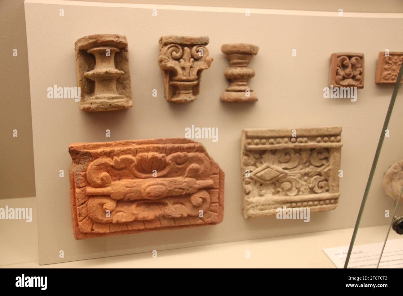 Dvaravati Art: Terracotta Motifs Used as Architectural Adornment, 8th ...