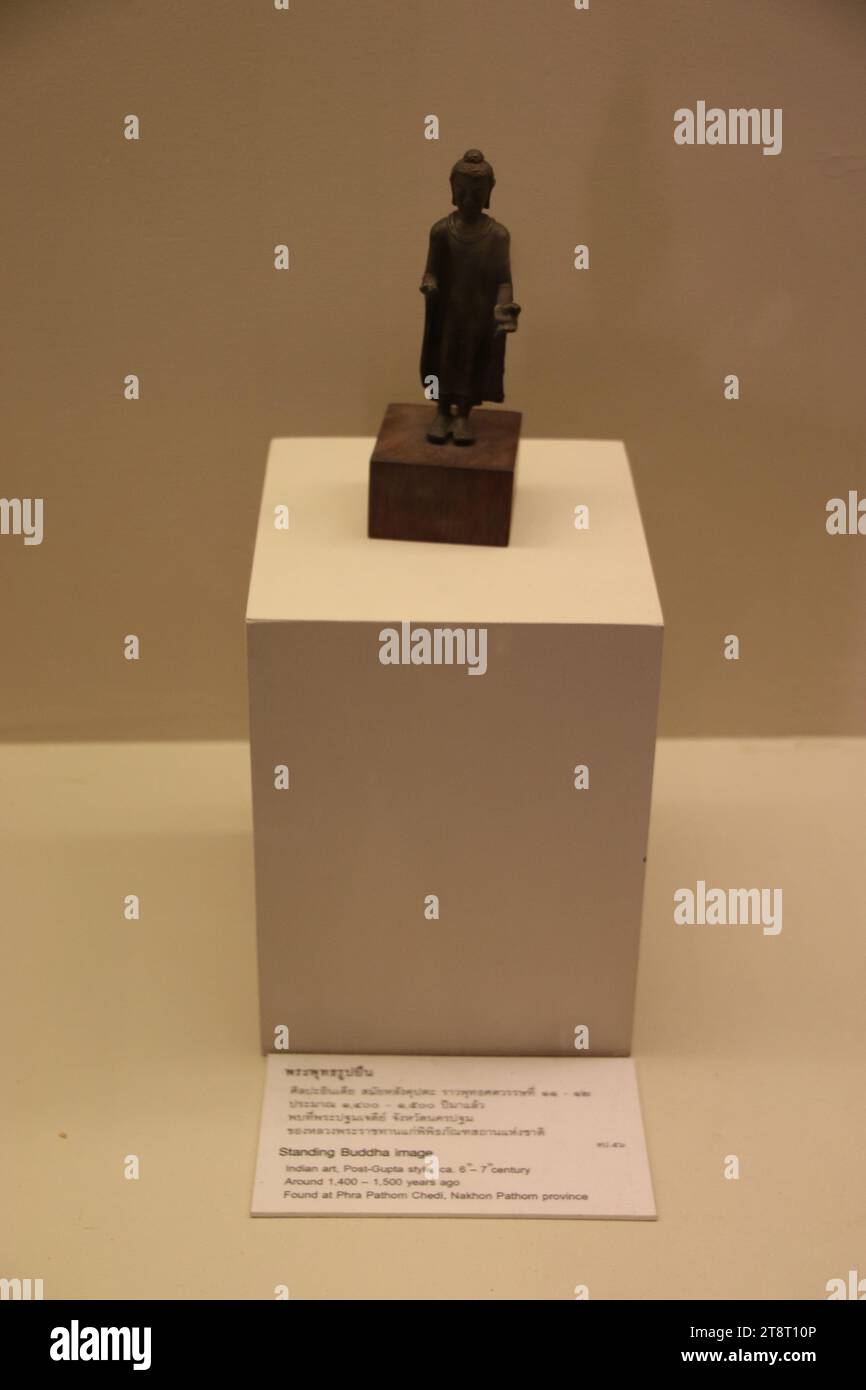 Indian Art, Post-Gupta Style: Standing Buddha, 6th-7th Cent, National ...