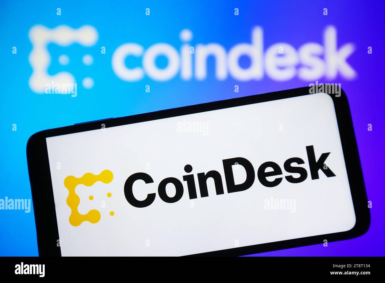 Coindesk logo hi-res stock photography and images - Alamy