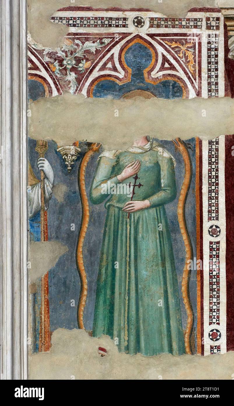 Santa Verdiana da Castelfiorentino con i due serpenti - affresco ...